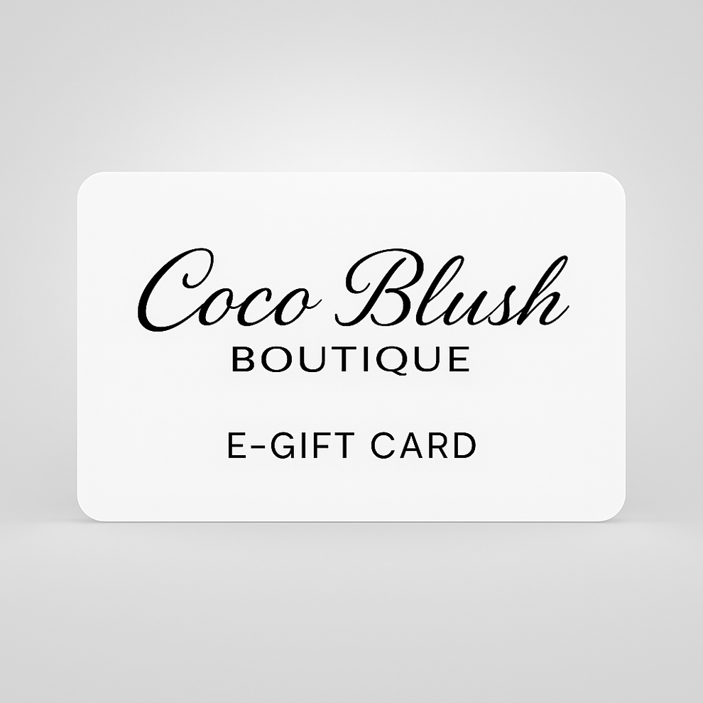 Coco Blush Gift Card – Coco Blush Boutique